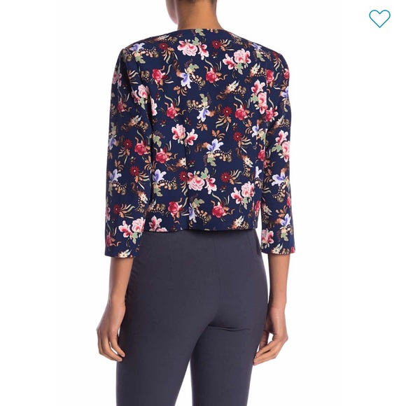 Philosophy | Jackets & Coats | Philosophy 34 Sleeve Floral Blazer ...